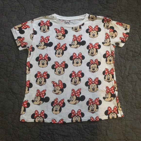 Disney | Tops | Disney Minnie Mouse Tee Shirt Size Small | Poshmark
